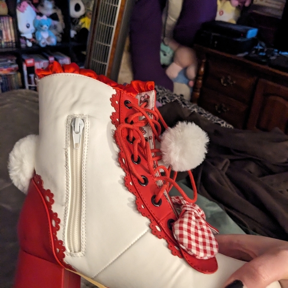 dream v | Shoes | Dream V My Melody Boots White And Red | Poshmark